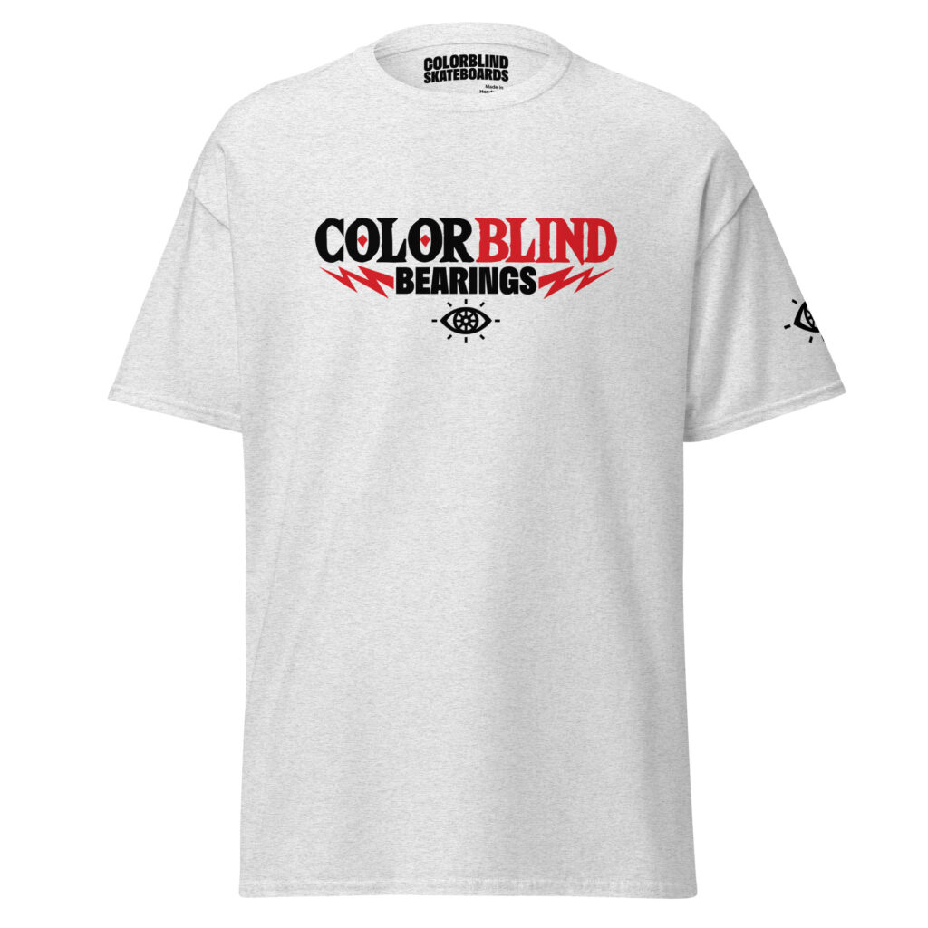 Colorblind Lightning Bearings T-Shirt » Colorblind Skateboards